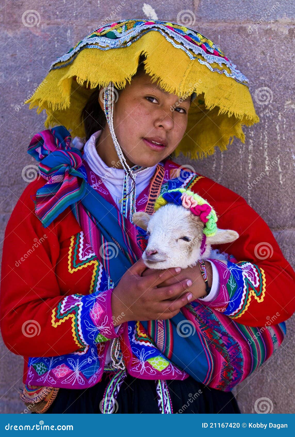 Peruvian girl editorial image. Image of editorial, colorful - 21167420