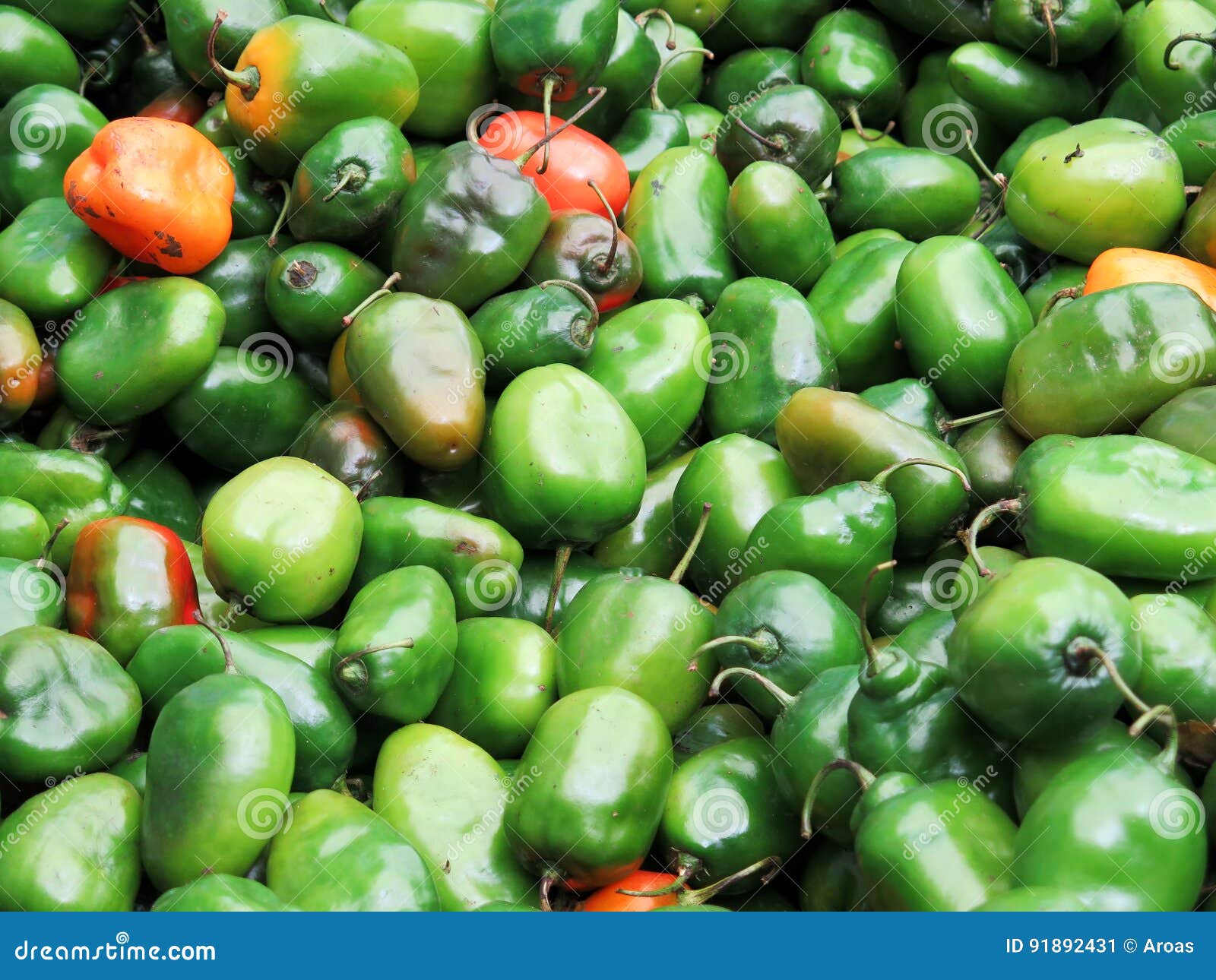 Peruvian Hot Chili Peppers Background Stock Image - Image of spice ...