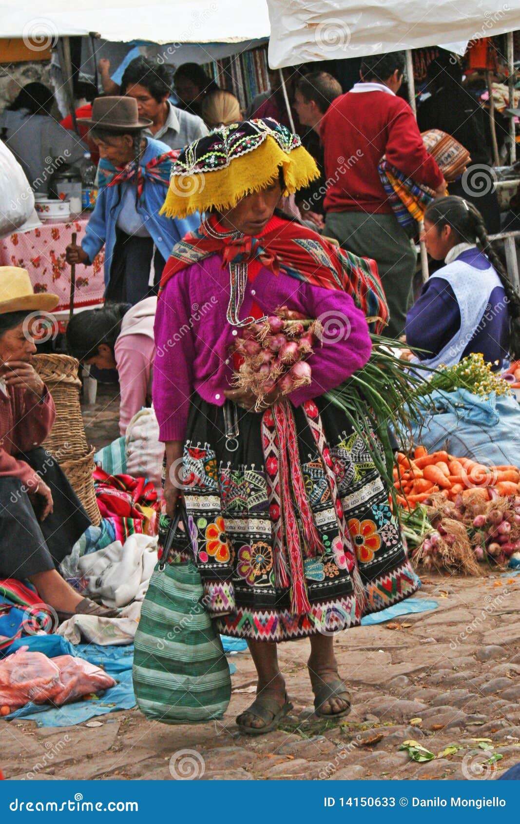 Peruvian indios editorial stock photo. Image of women - 14150633