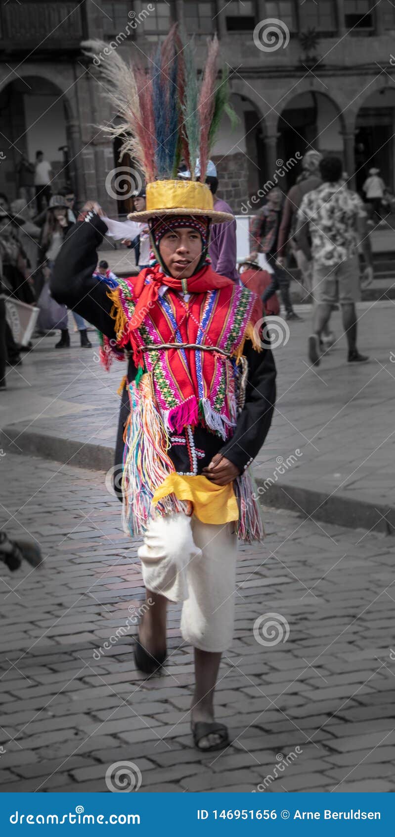 A Peruvian Man in Cusco editorial photo. Image of clothes - 146951656