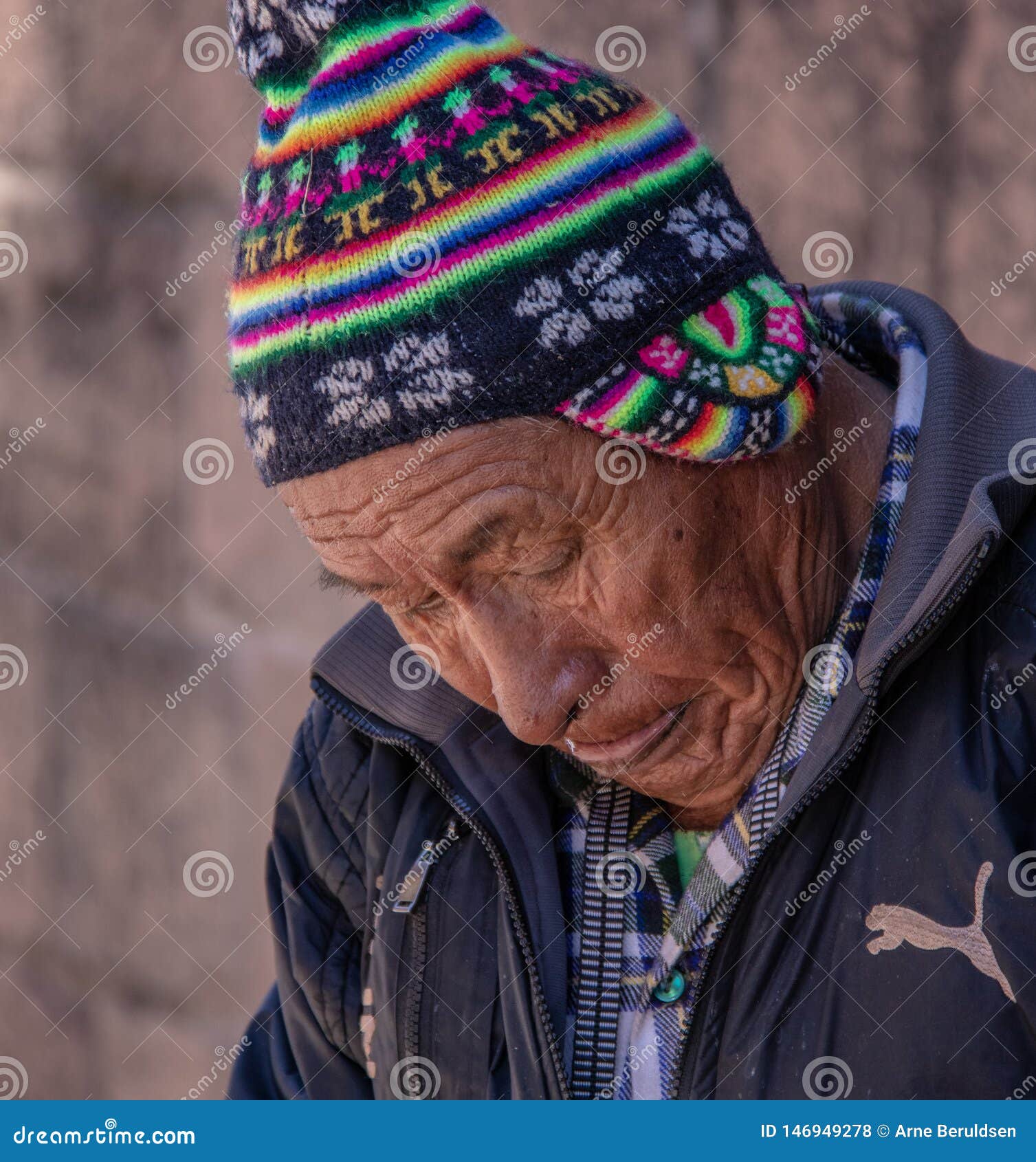 A Peruvian Man in Cusco editorial stock photo. Image of america - 146949278