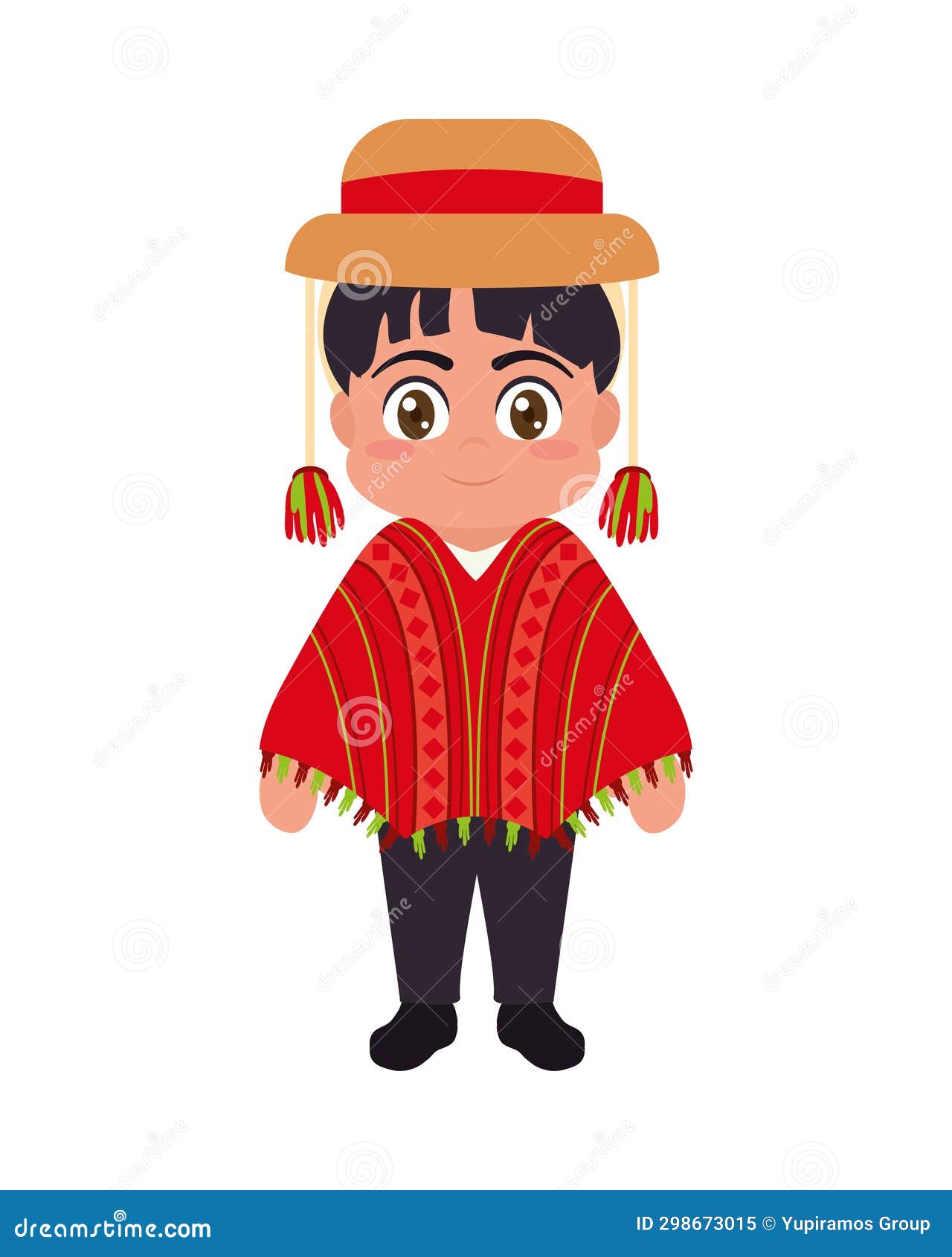 Peruvian man illustration stock illustration. Illustration of folk ...