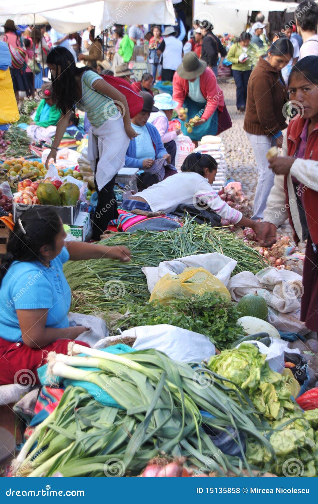 Peruvian market editorial stock photo. Image of color - 15135858
