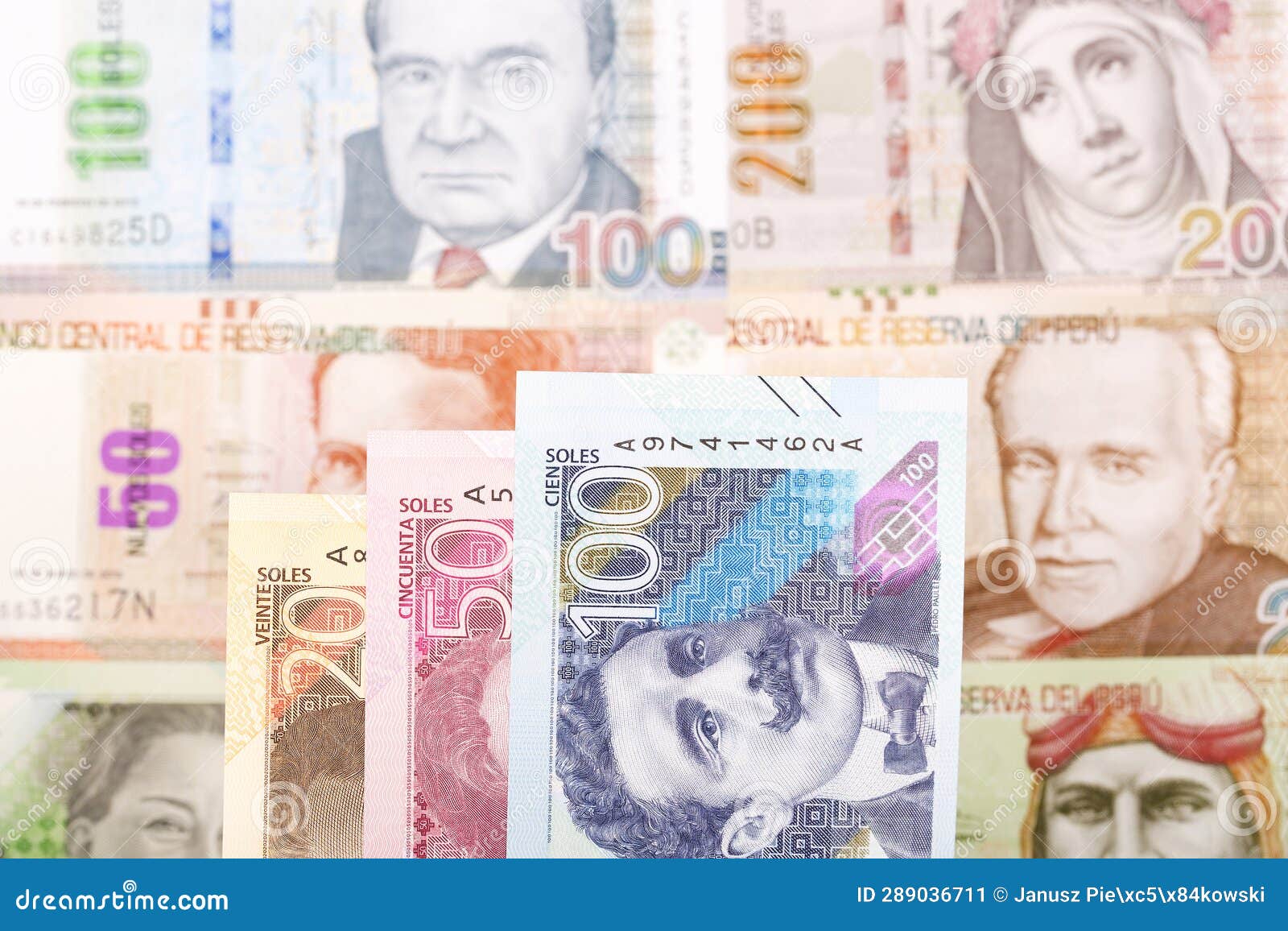 Peruvian Money a Business Background Stock Image - Image of peruvian ...