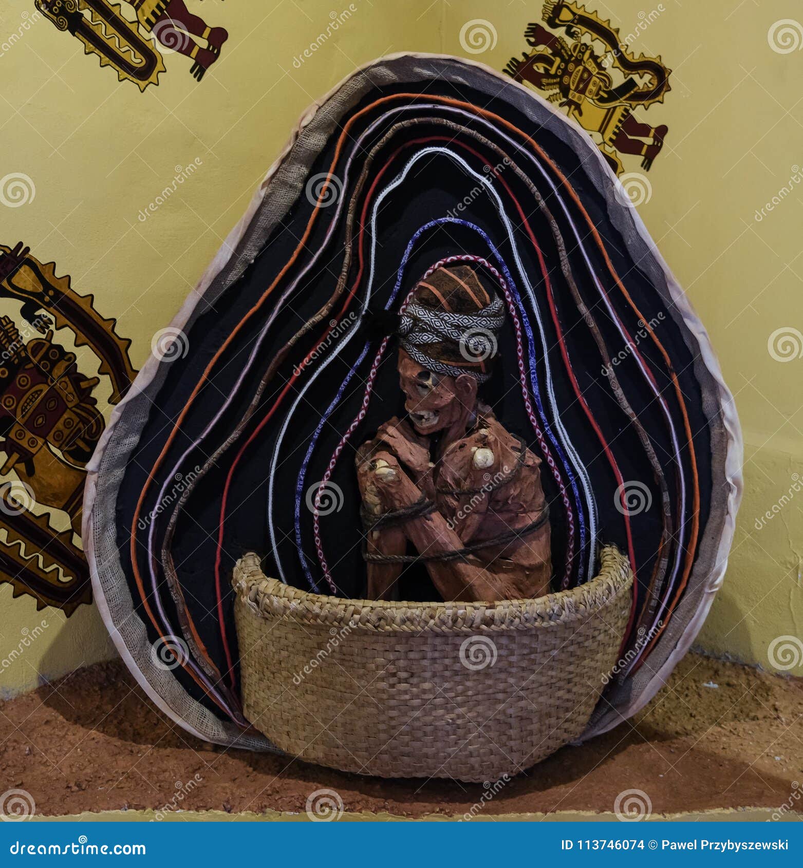 Peruvian Mummy. Inca. editorial stock image. Image of incas - 113746074
