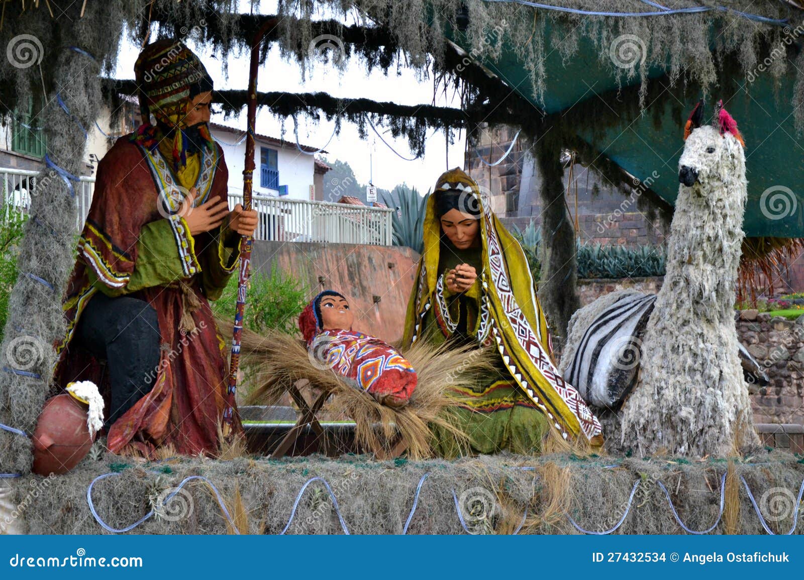 Peruvian Nativity Scene editorial stock image. Image of nativity - 27432534