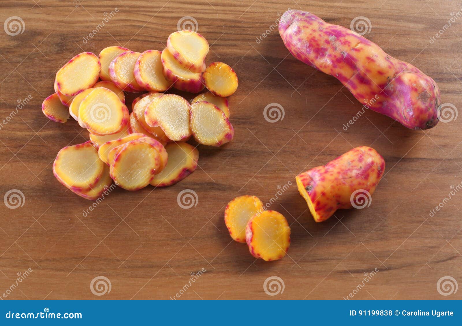 Peruvian olluco stock photo. Image of papa, pink, food - 91199838
