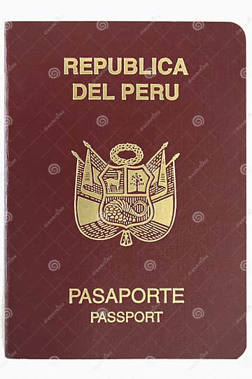 Peruvian Passport stock image. Image of single, card - 11855097