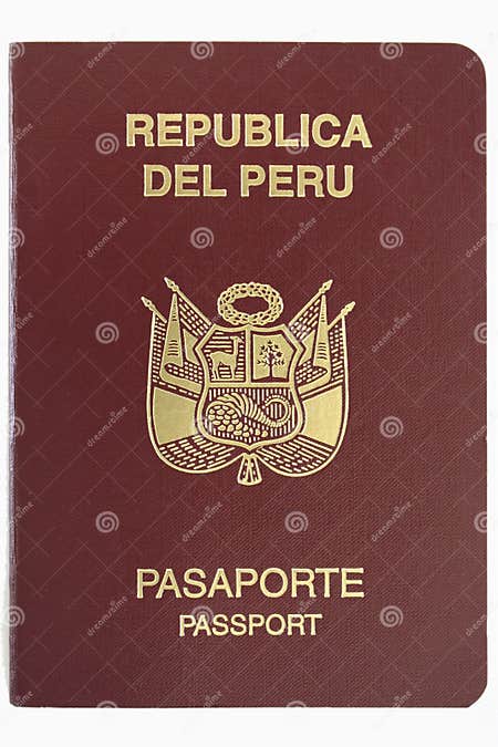 Peruvian Passport stock image. Image of single, card - 11855097