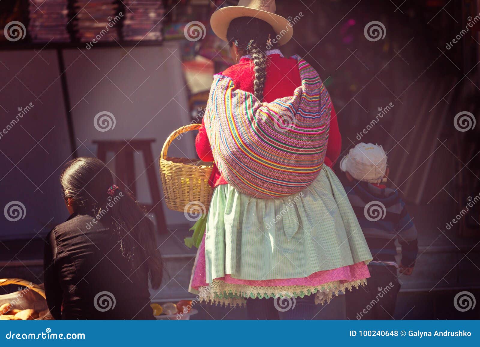 Peruvian people editorial stock photo. Image of road - 100240648