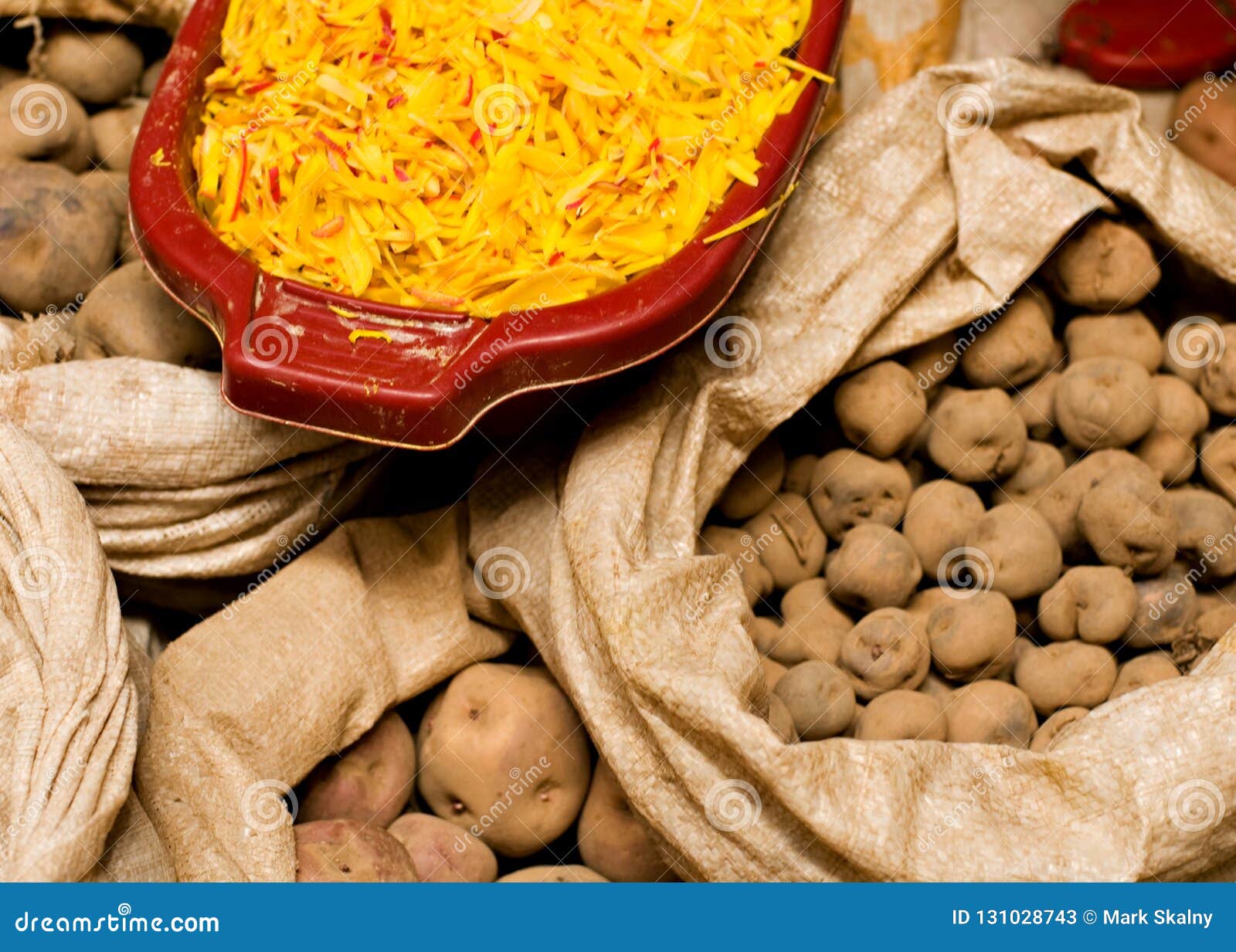 Peruvian Potatoes stock image. Image of america, market - 131028743