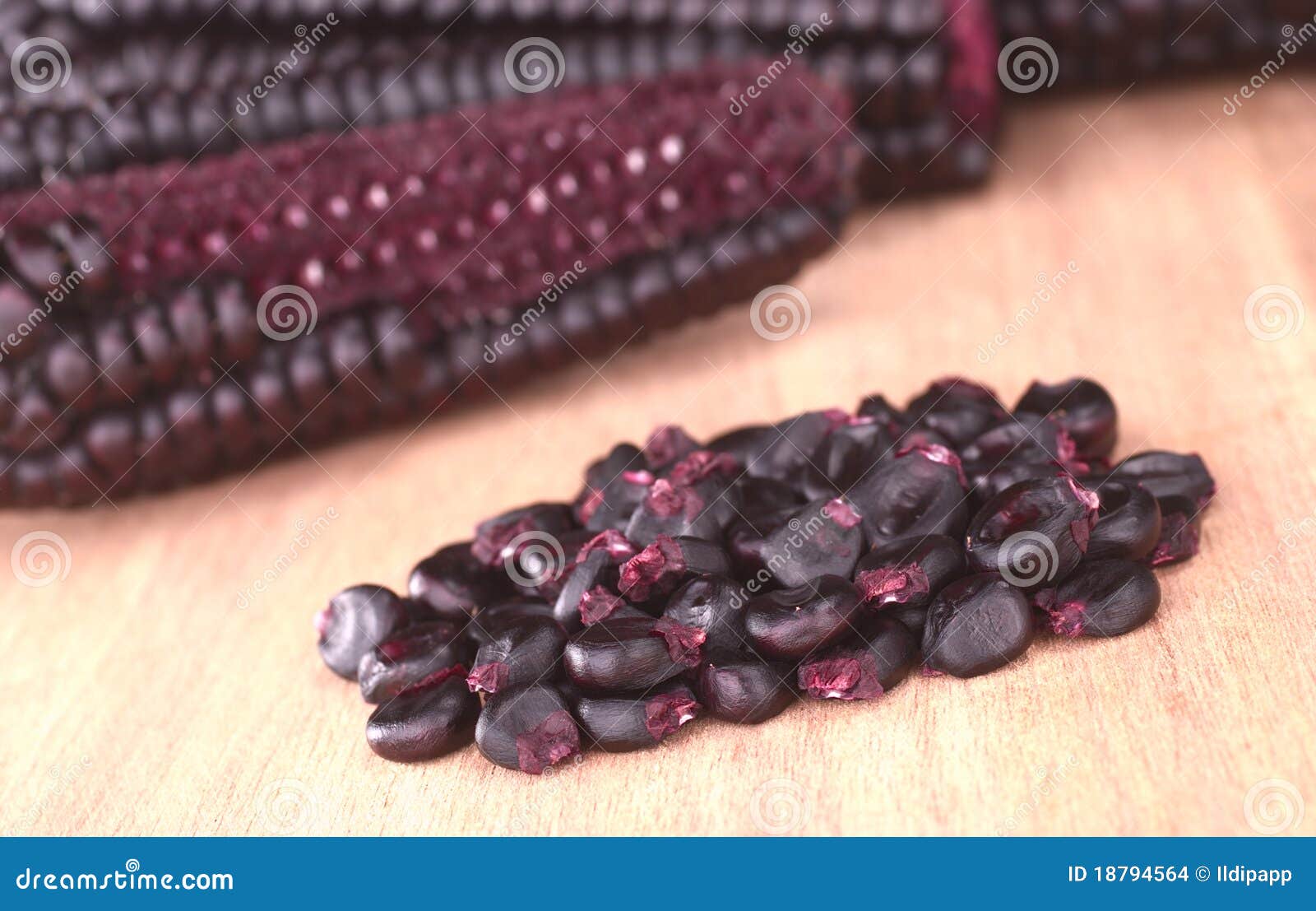 Peruvian Purple Corn Grains Stock Photo - Image of photograph, maize ...