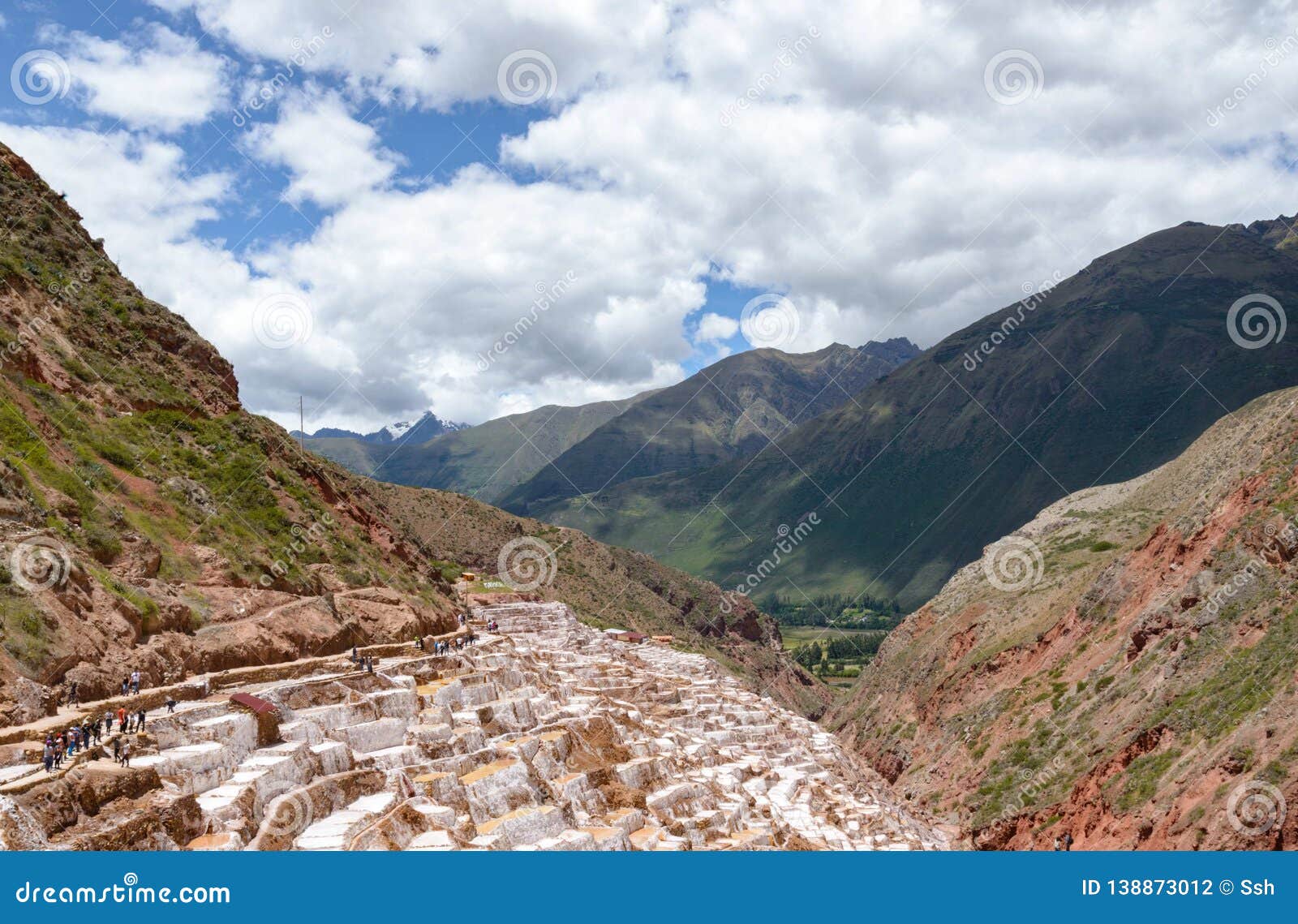 Peruvian salt mines stock photo. Image of peak, landmark - 138873012
