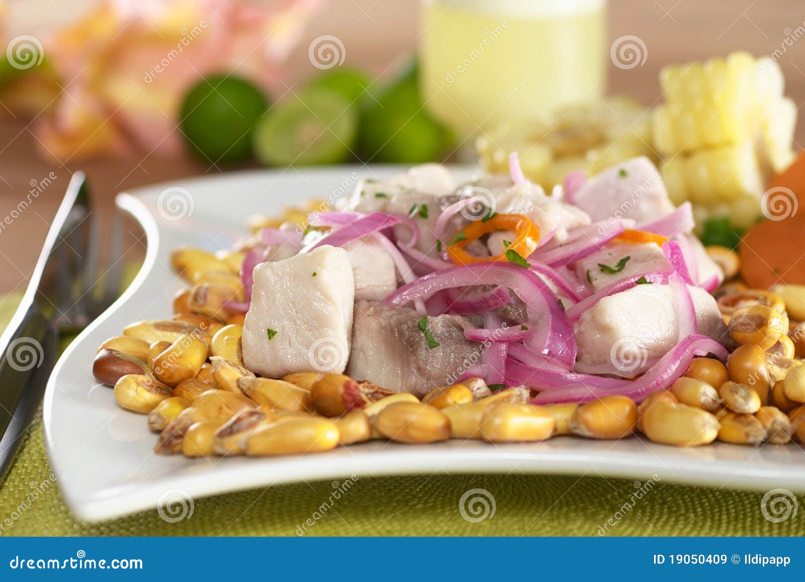 Peruvian-Style Ceviche stock image. Image of mahi, cooking - 19050409