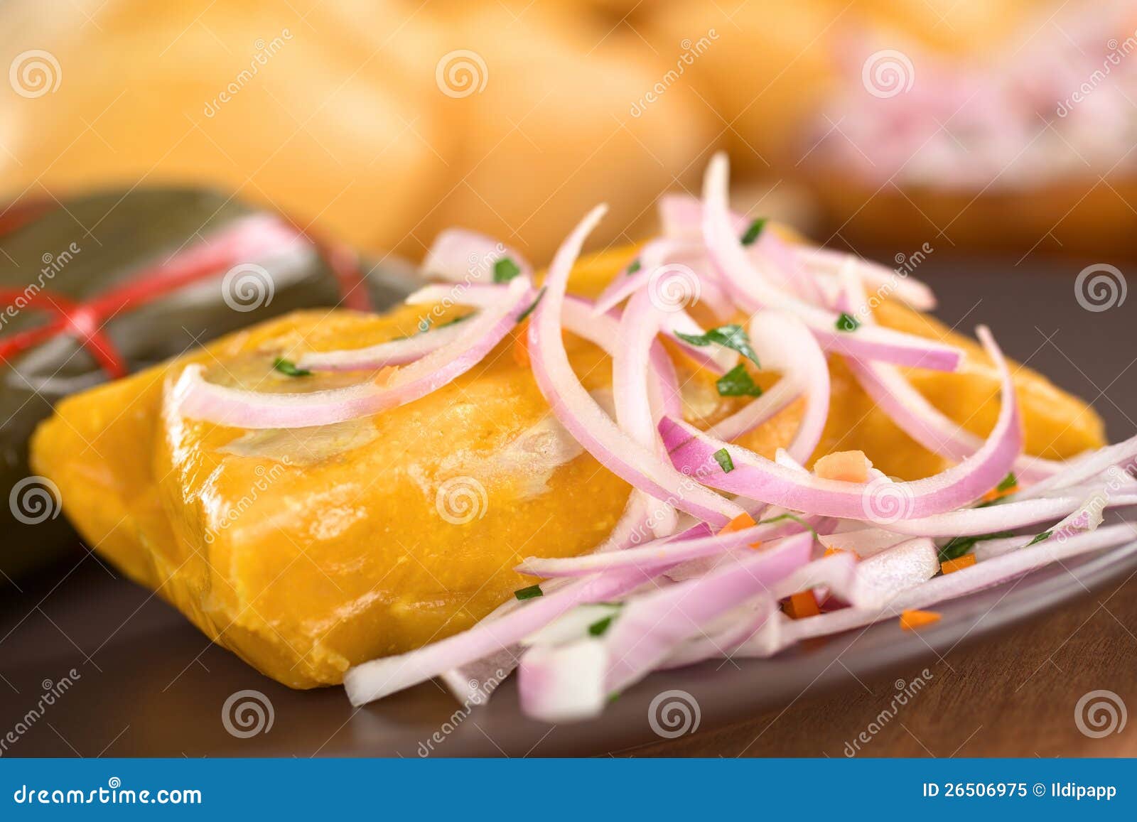 Peruvian Tamale stock image. Image of criolla, peru, traditional - 26506975
