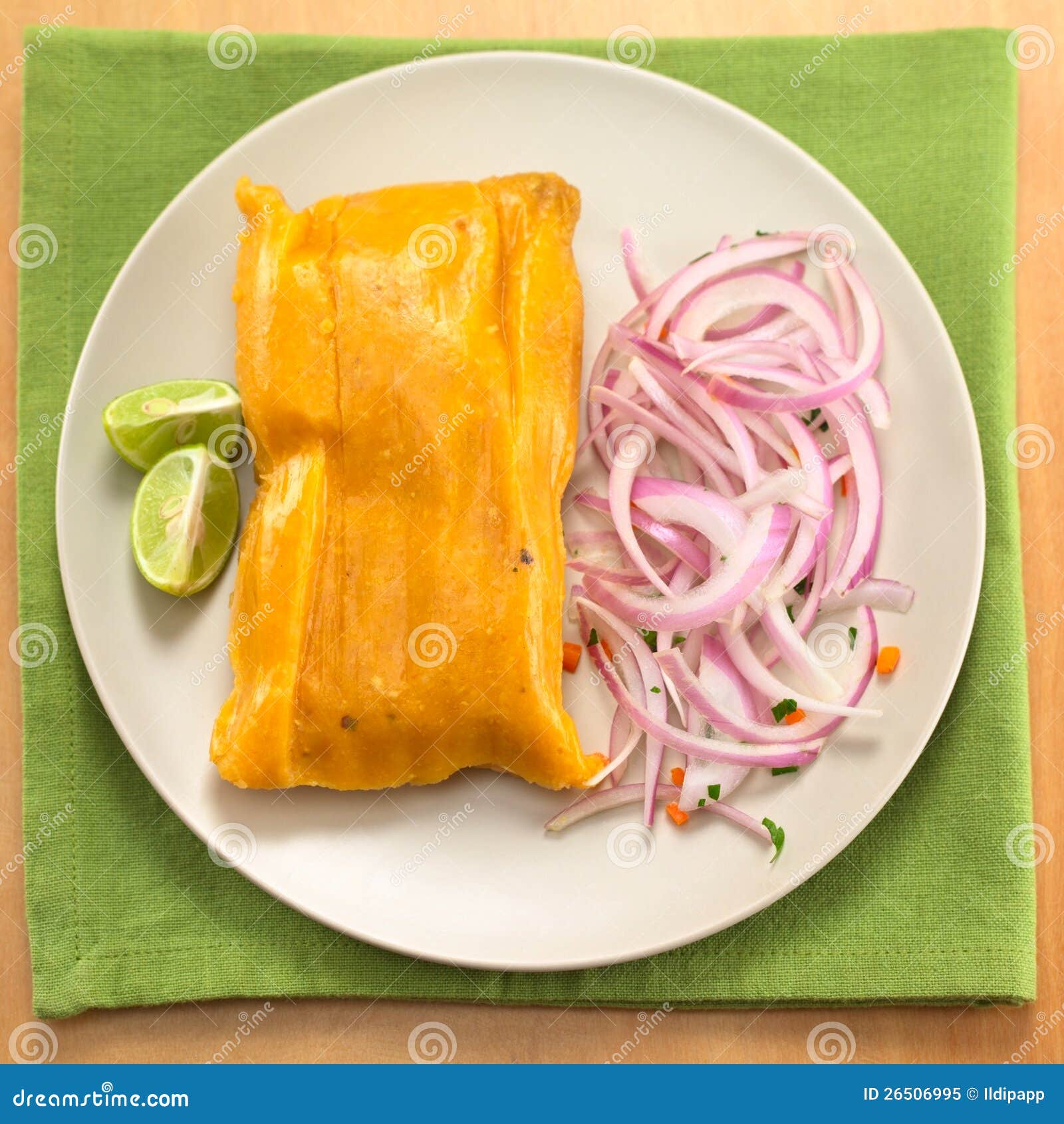 Peruvian Tamale stock image. Image of served, meal, ready - 26506995