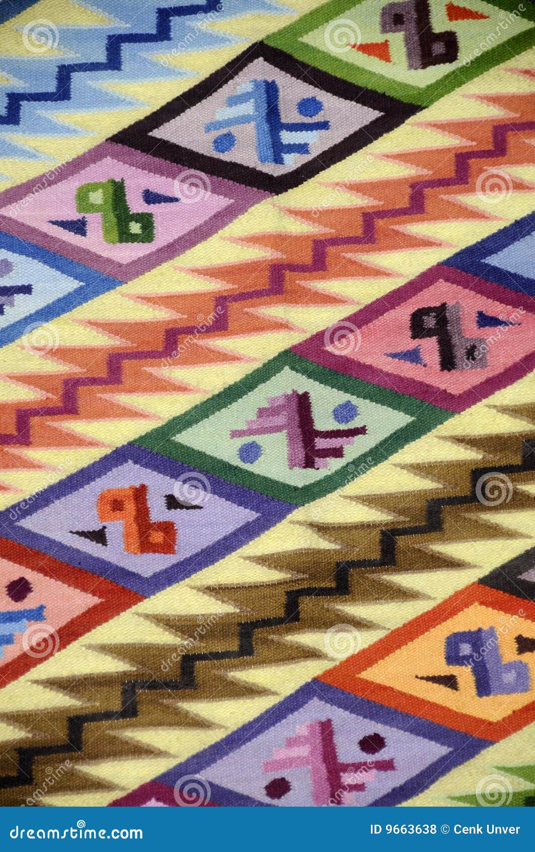 Peruvian Textile 3 stock photo. Image of latin, design - 9663638