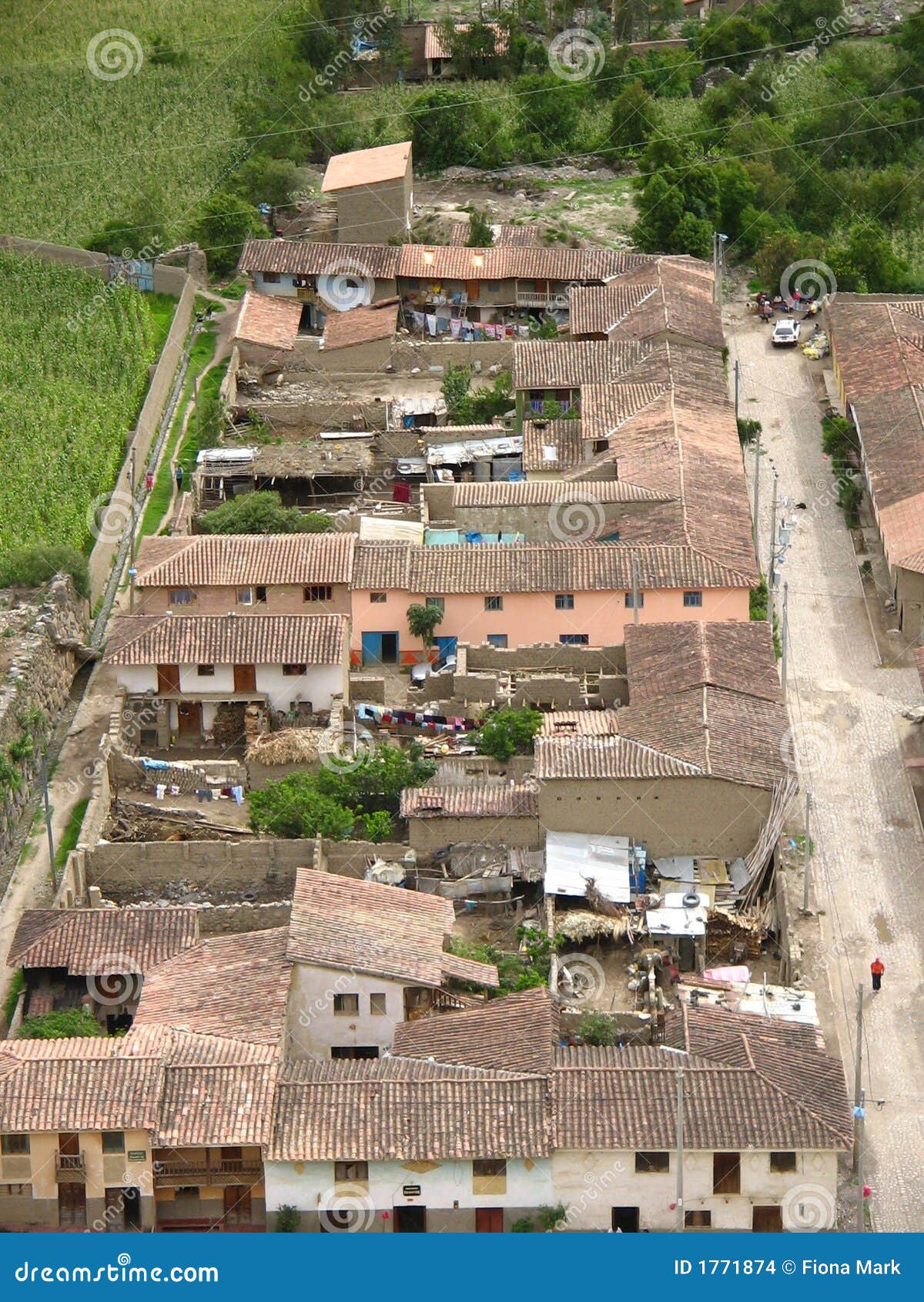 Peruvian Town stock photo. Image of architecture, home - 1771874