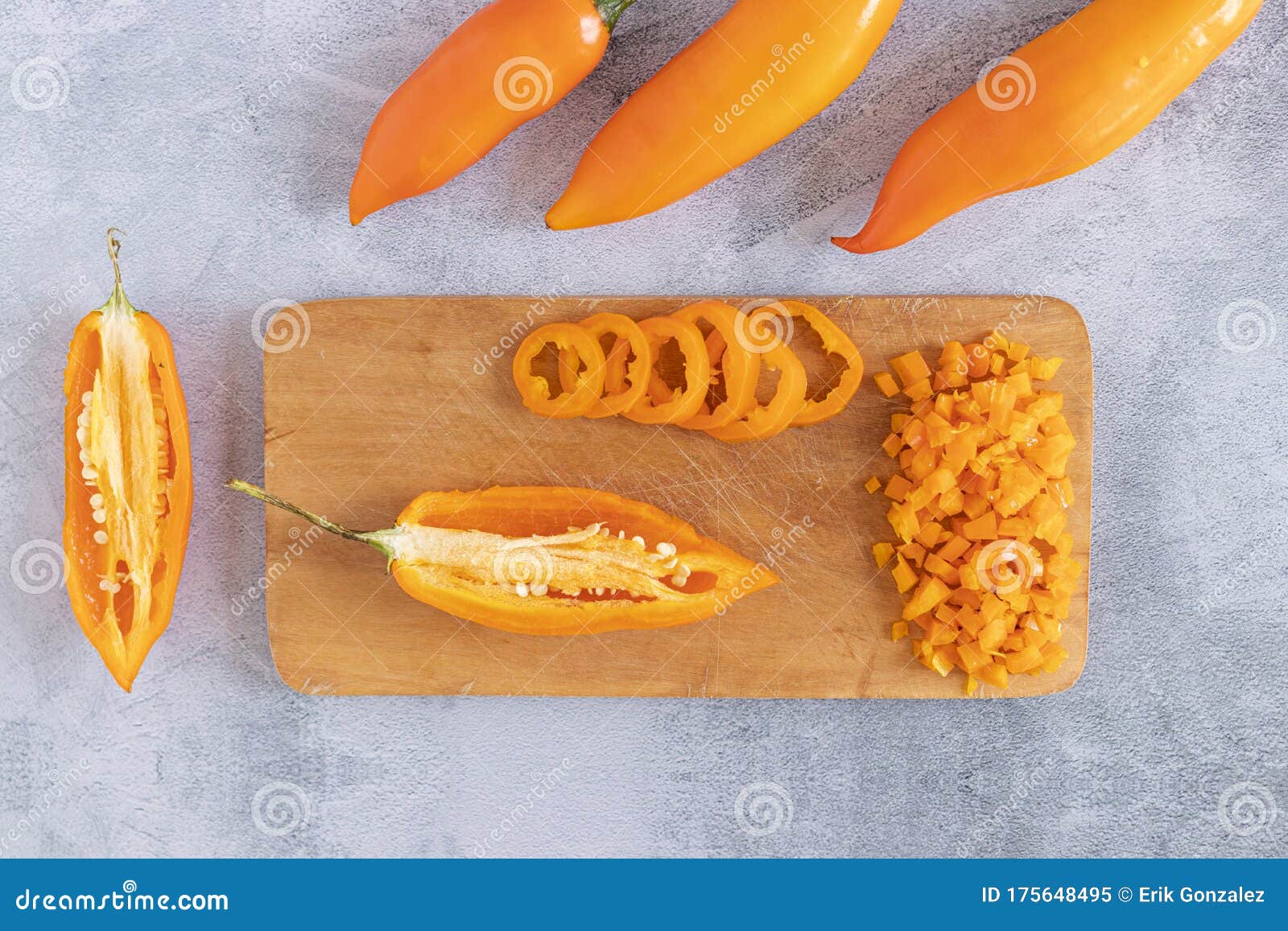 Peruvian yellow pepper. stock image. Image of pepper - 175648495