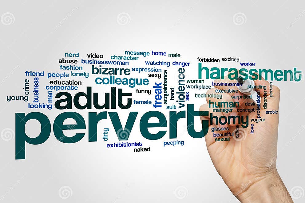 Pervert word cloud stock photo. Image of people, freak - 88380608