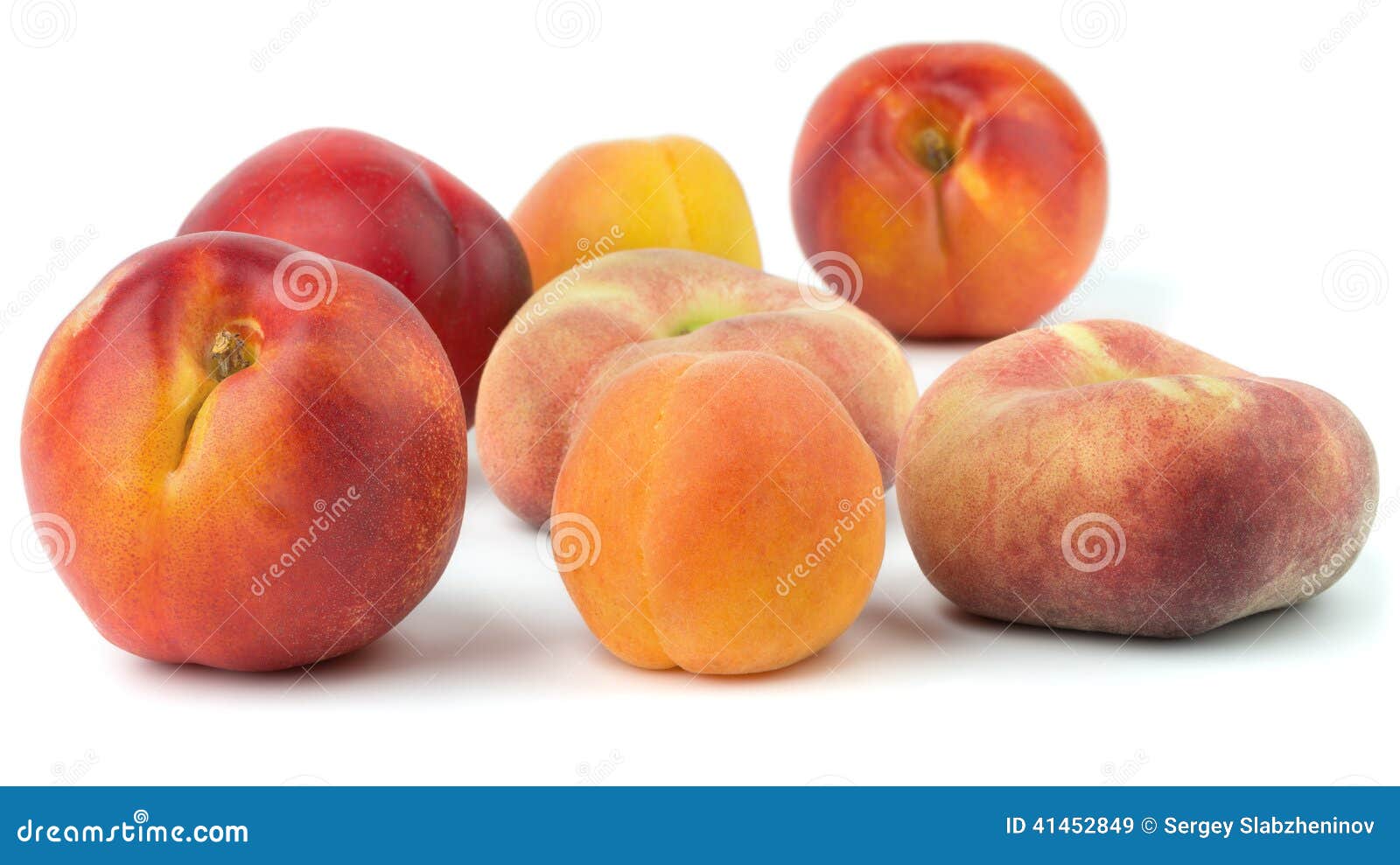 Perzik, Nectarine, Abrikoos Stock Afbeelding - Image of gastronomisch ...