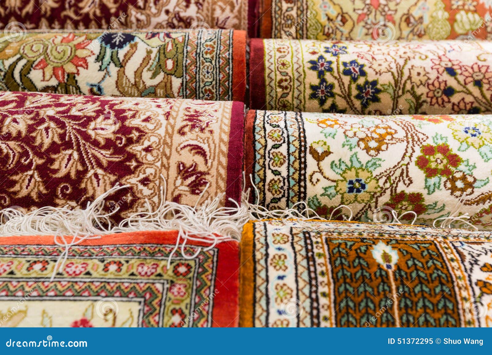 Perzische tapijten stock afbeelding. Image of koop, arabisch - 51372295