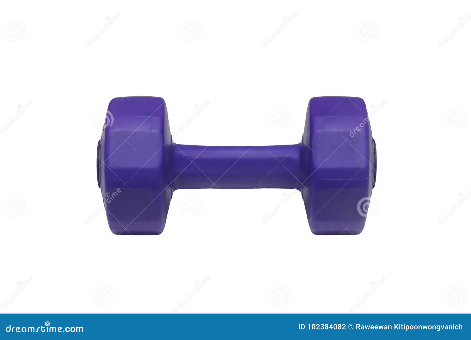 Pesa De Gimnasia Violeta Aislada En Blanco Foto de archivo - Imagen de ...