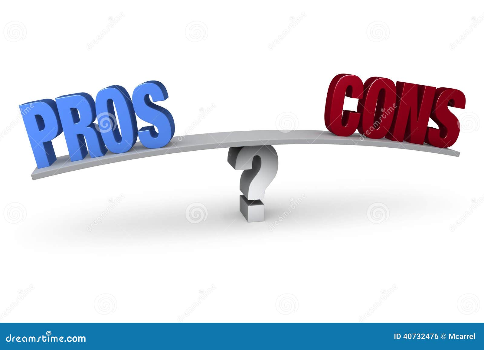 Pesando i pro - e - contro illustrazione di stock. Illustrazione di ...
