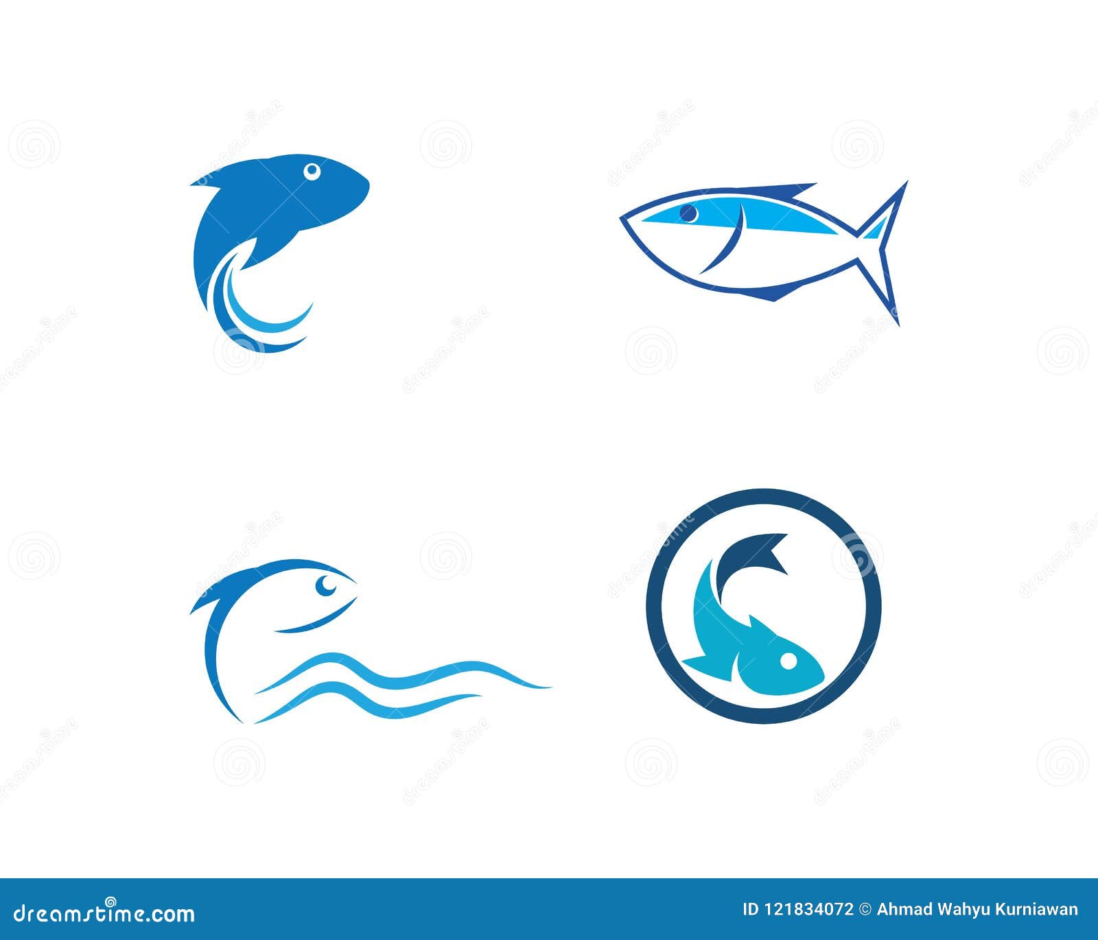 Pescados Logo Template ilustración del vector. Ilustración de alimento ...