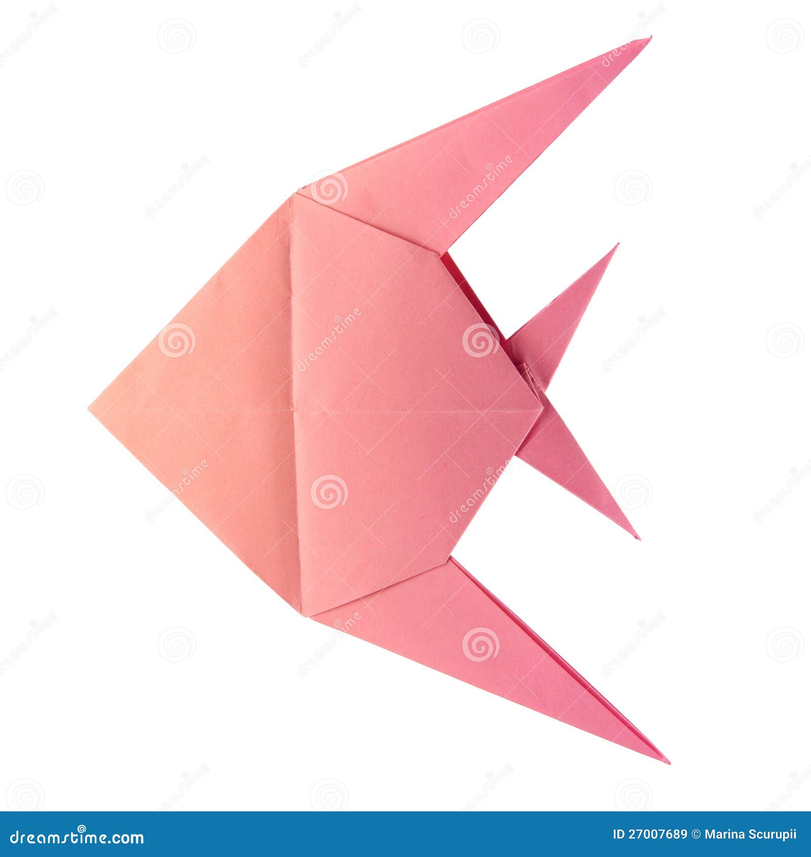 Pesci tropicali di Origami immagine stock. Immagine di isolato - 27007689