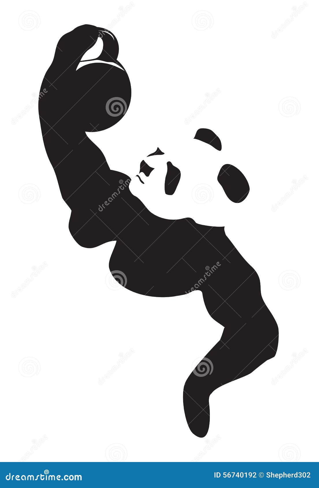 Peso De Levantamento Da Panda Ilustração do Vetor - Ilustração de patas ...