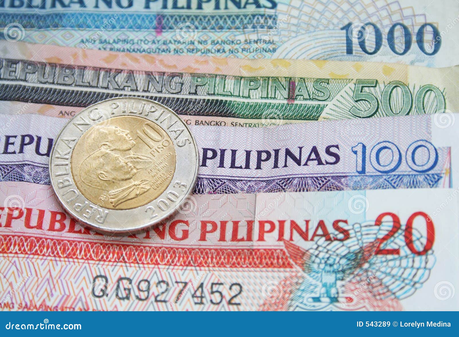 Peso Filipino imagem de stock. Imagem de currency, banco - 543289