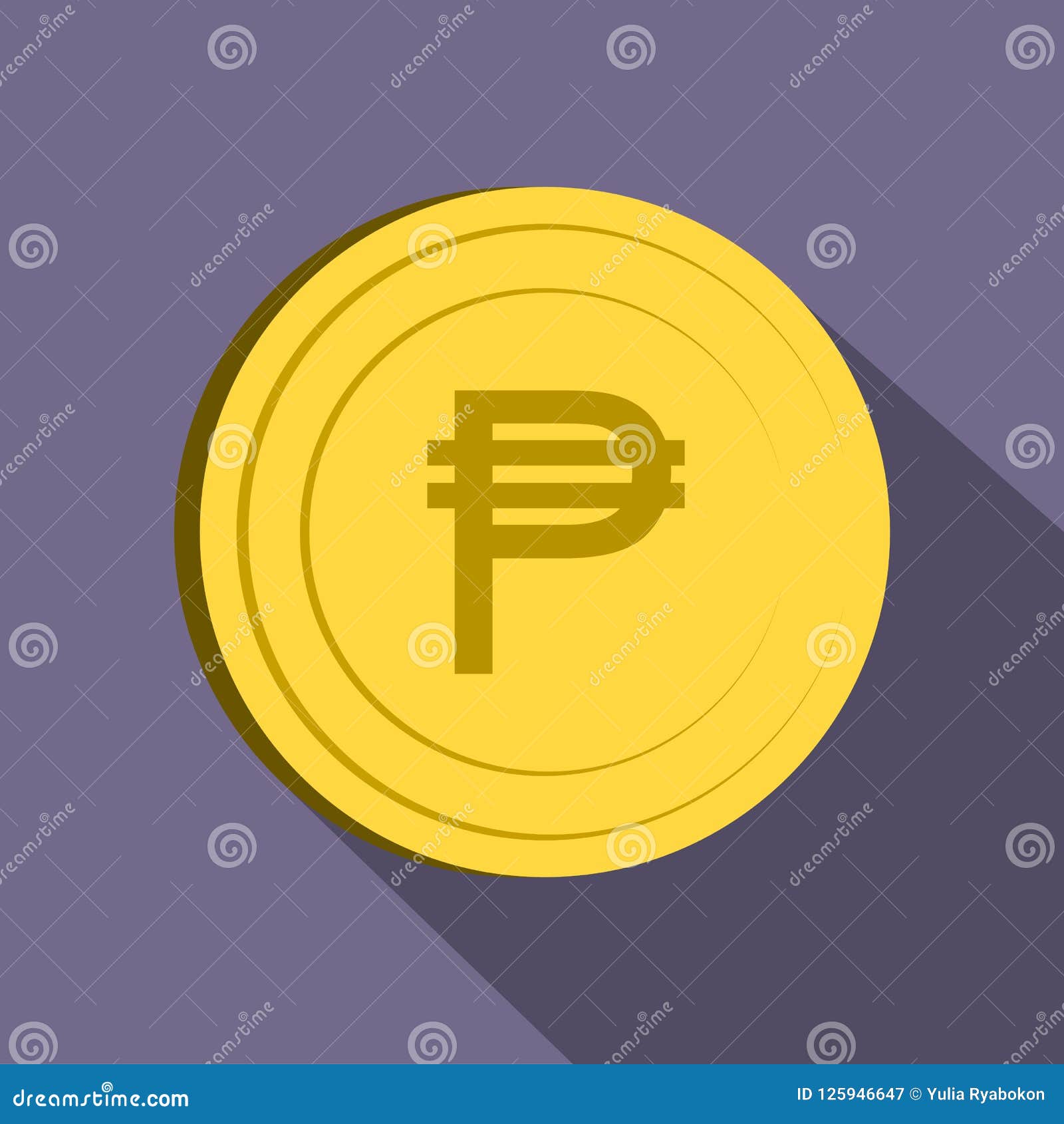 Peso Icon Symbol Flat Graphic Symbol Stock Photography | CartoonDealer ...