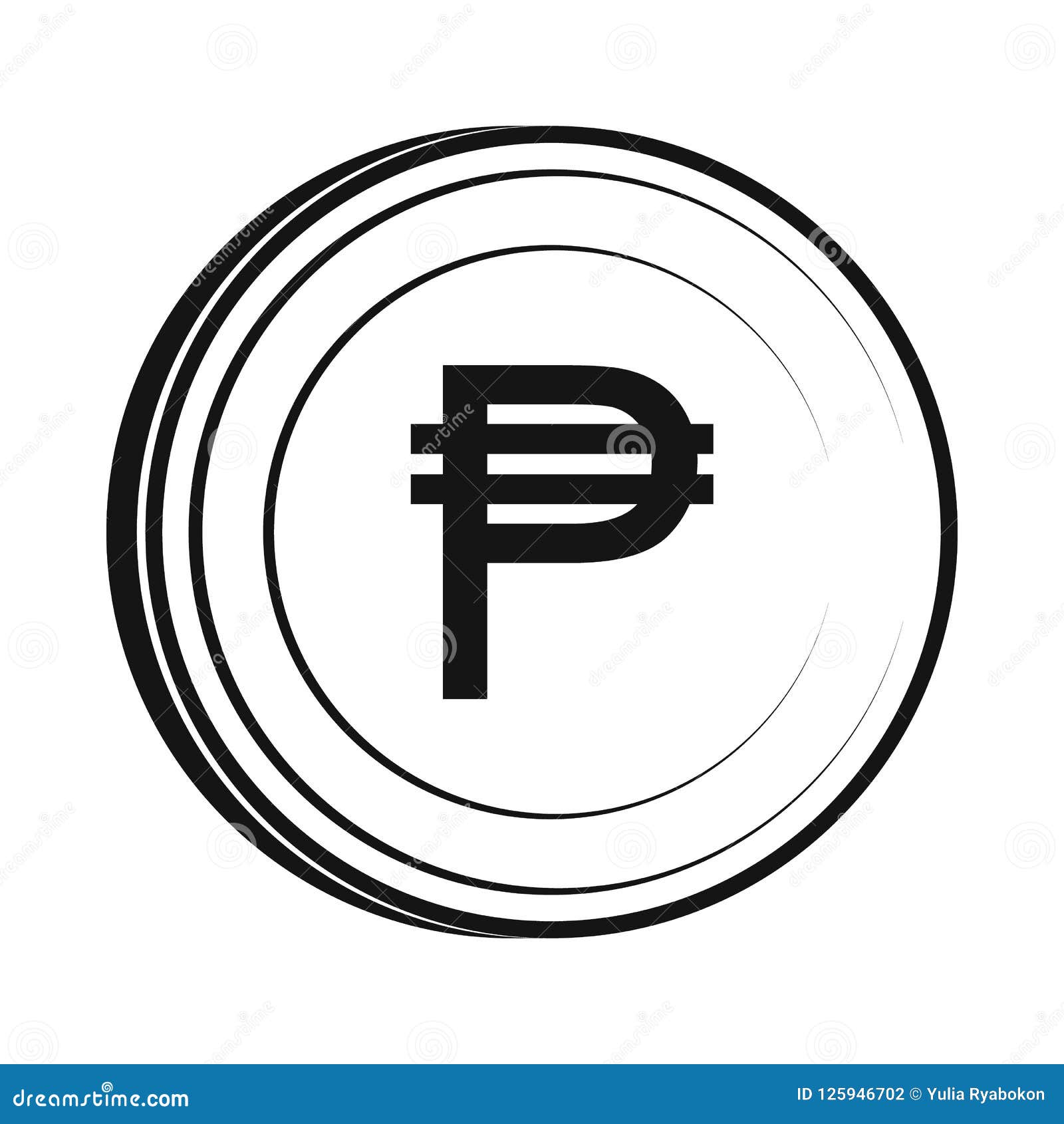Peso Icon. Trendy Flat Vector Peso Icon On White Background From ...
