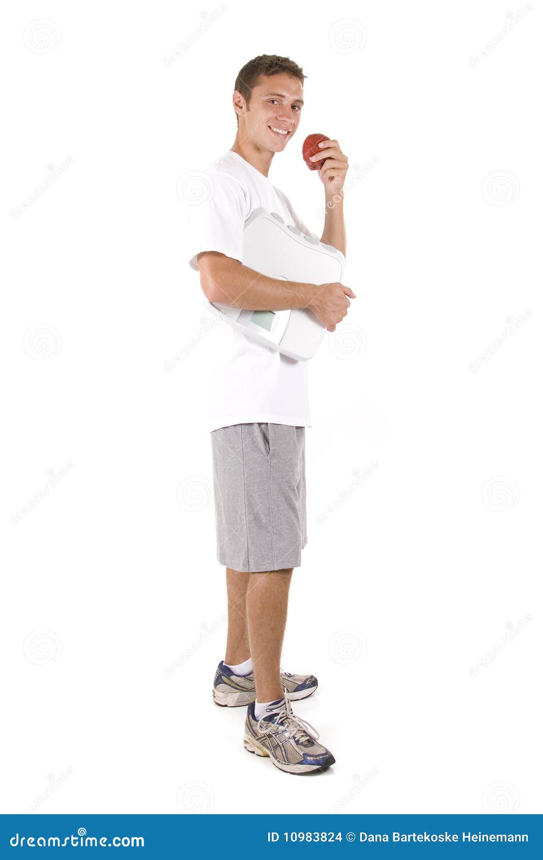 Peso sano foto de archivo. Imagen de libra, aptitud, meta - 10983824