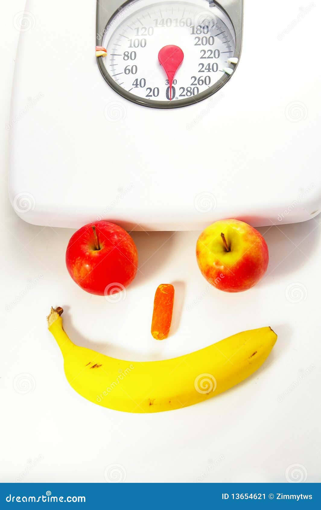 Peso sano imagen de archivo. Imagen de escala, peso, feliz - 13654621