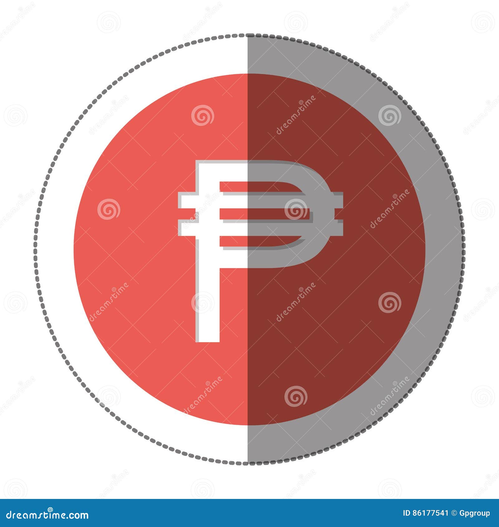 Pesos currency symbol icon stock illustration. Illustration of economy ...