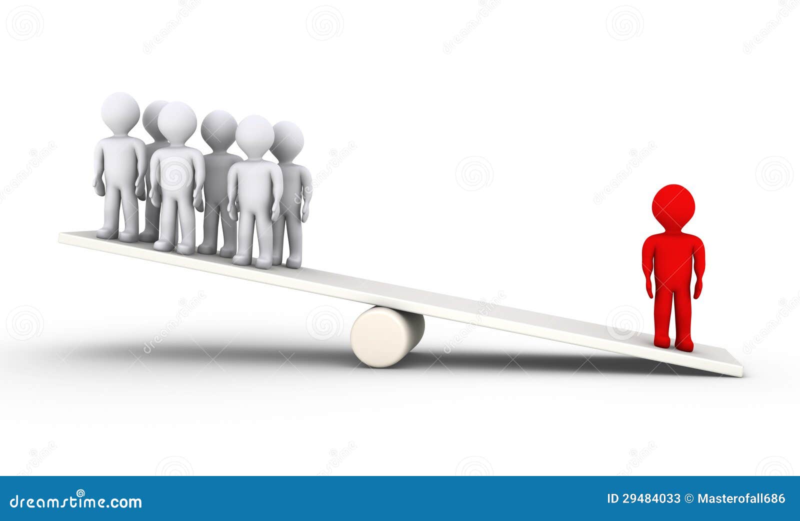 A Pessoa é Mais Pesada Do Que Muita Outro Ilustração Stock - Ilustração ...