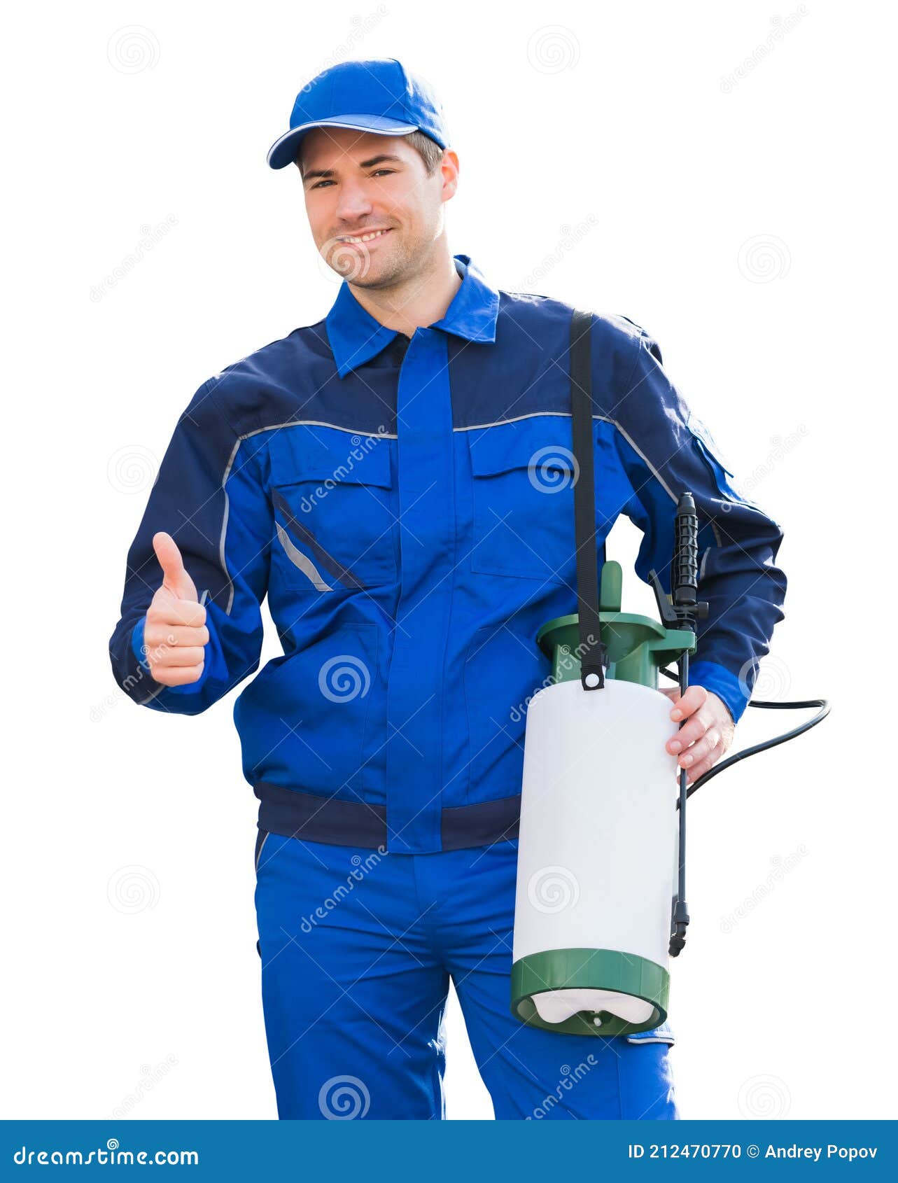 Pest Control Exterminator Man Worker Stock Photo - Image of control ...