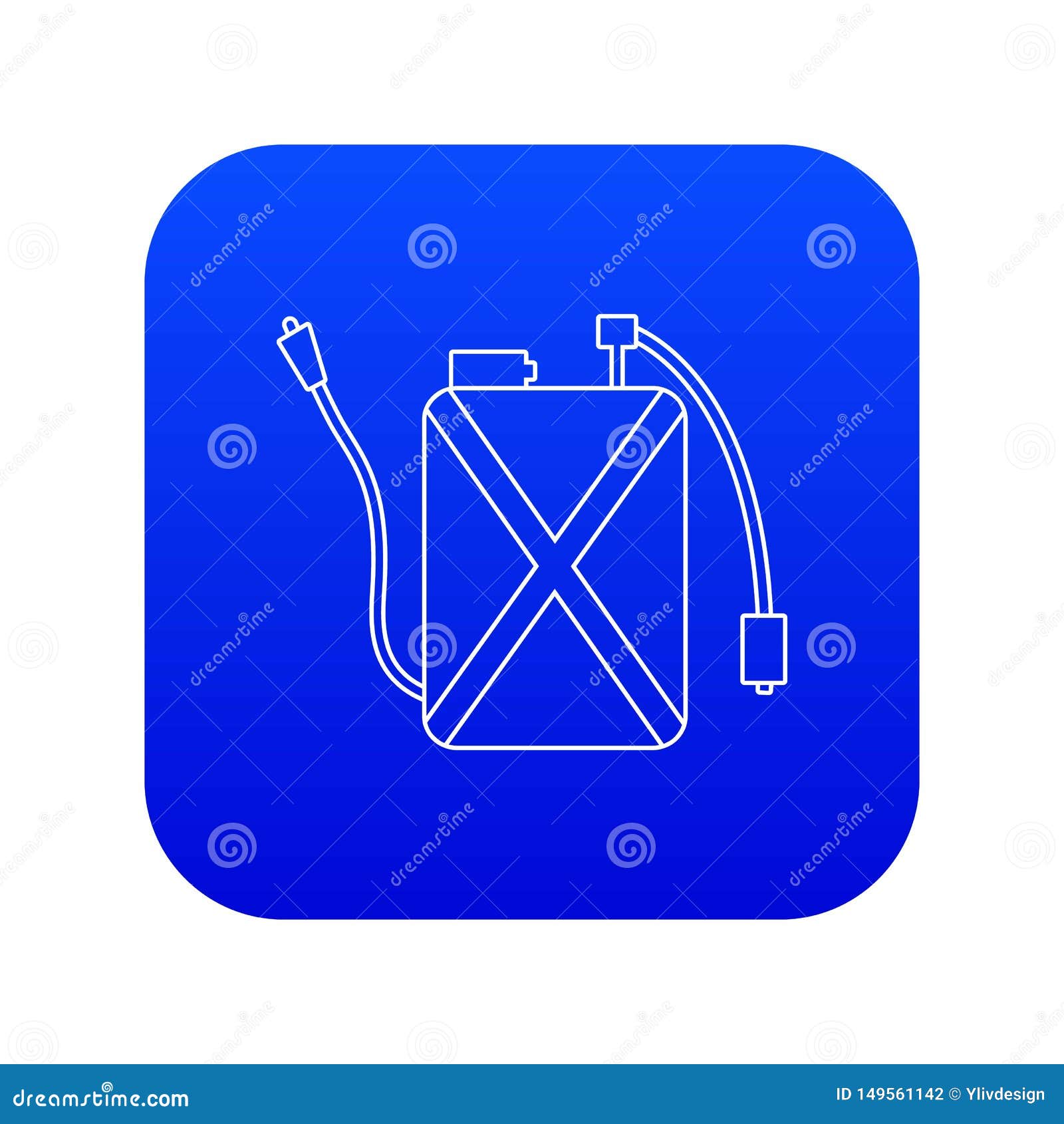 Pest Control Icon Blue Vector Stock Vector - Illustration of mole ...