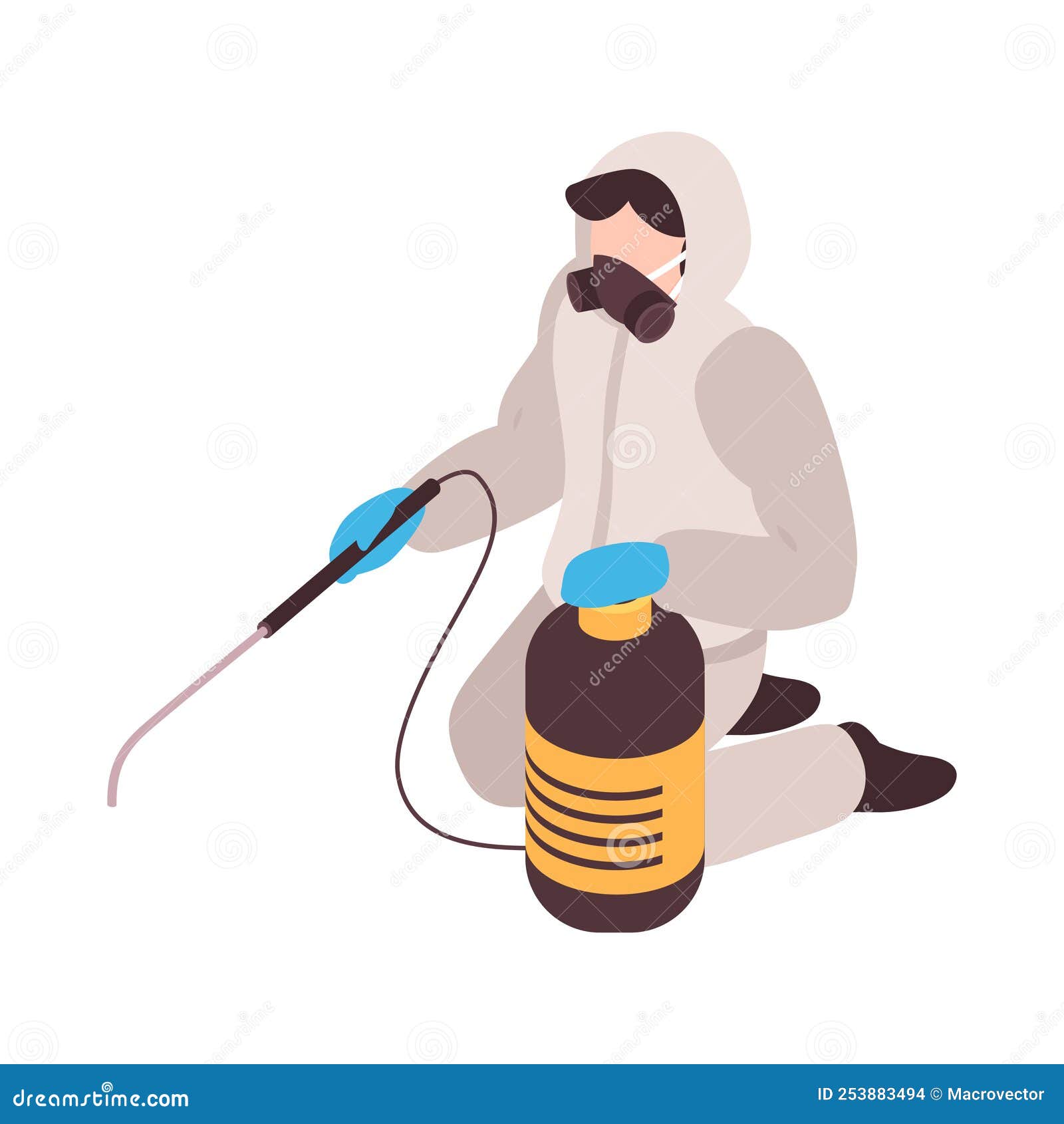Pest Control Illustration stock vector. Illustration of cleaning ...
