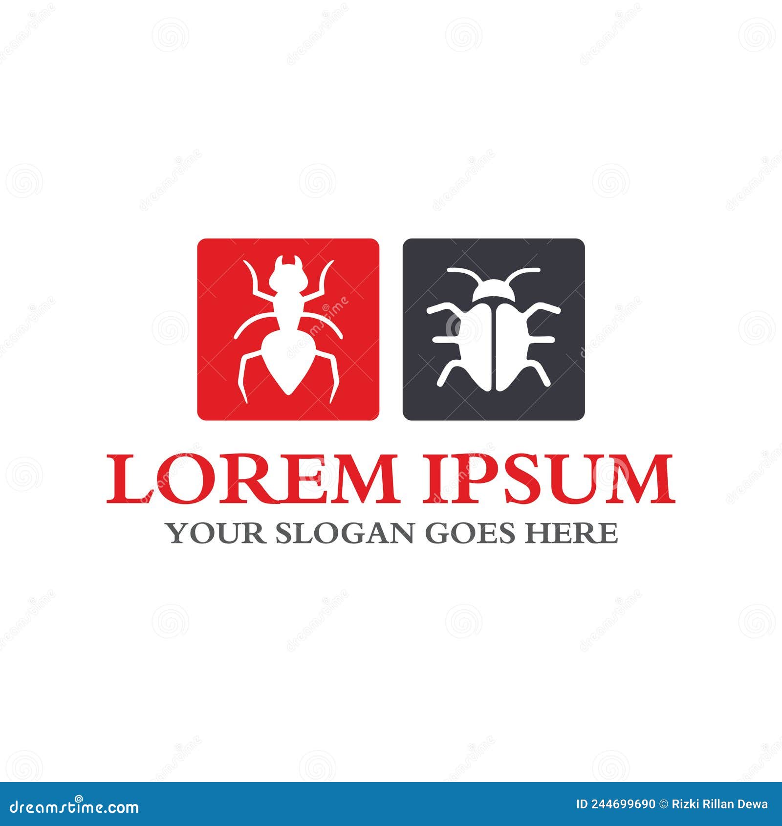 Pest Control Logo , Pesticide Logo Stock Illustration - Illustration of ...