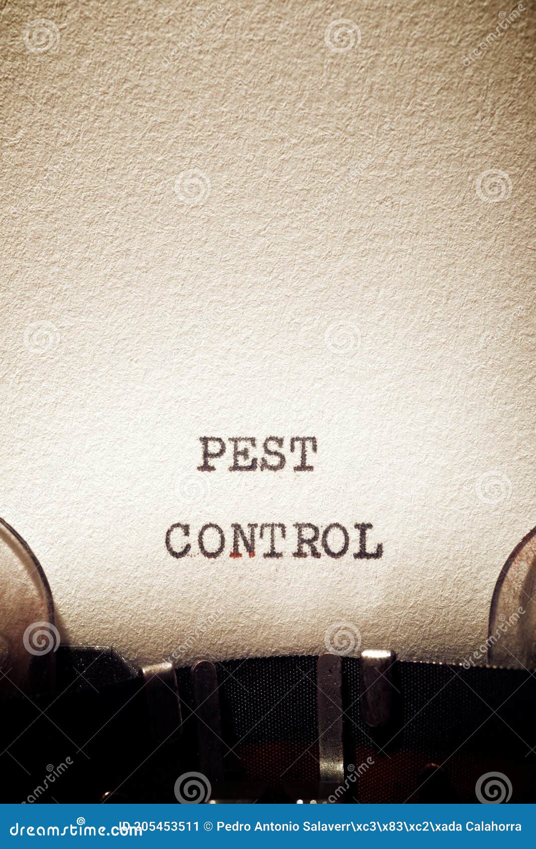 Pest control phrase stock image. Image of sentence, fashioned - 205453511