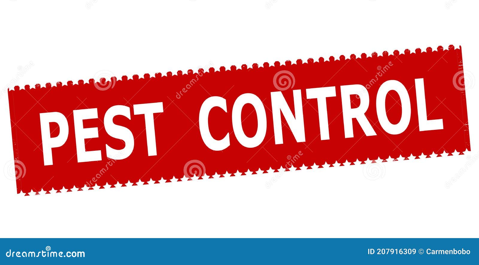 Stamp with Text Pest Control Stock Illustration - Illustration of stamp ...