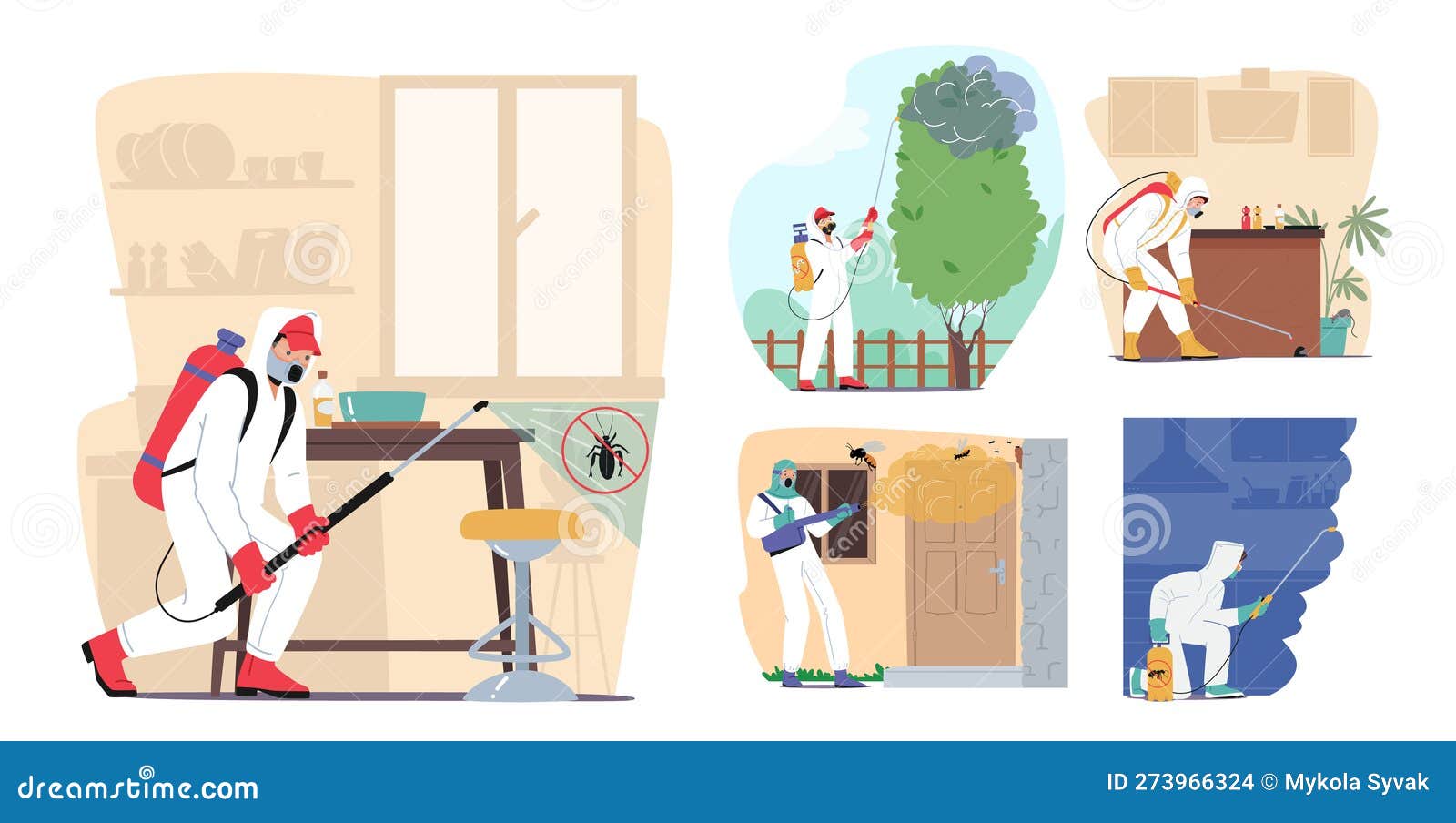 Pest Control Service Involves Extermination of Pests and Insects Using ...