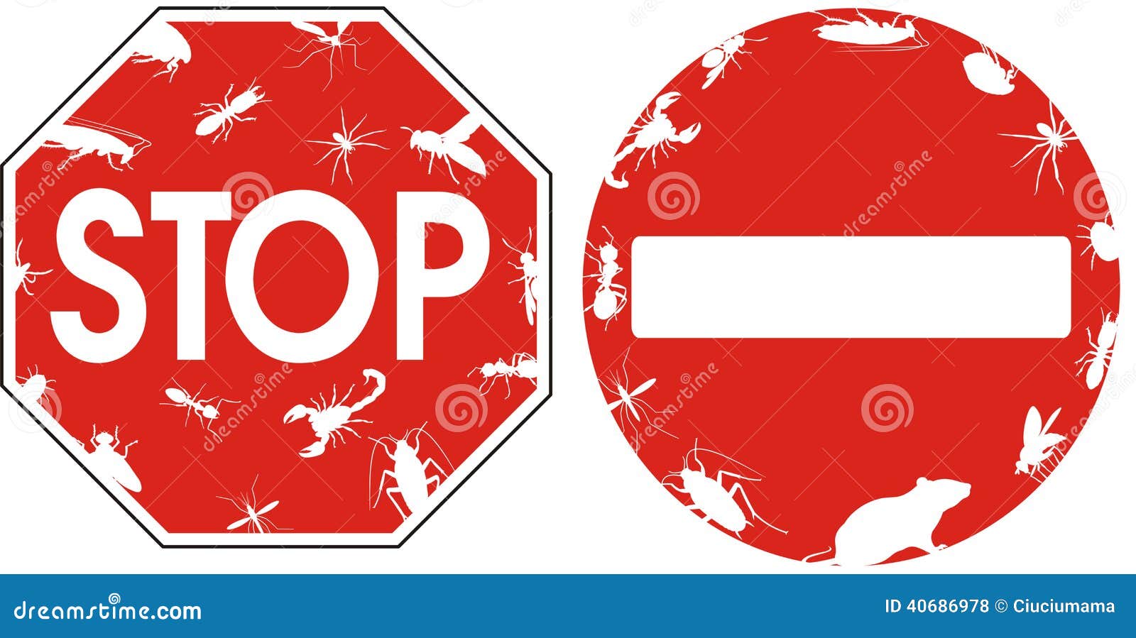 Invasion Pest Of Rice Seed Vector Illustration. Large Herbivorous ...