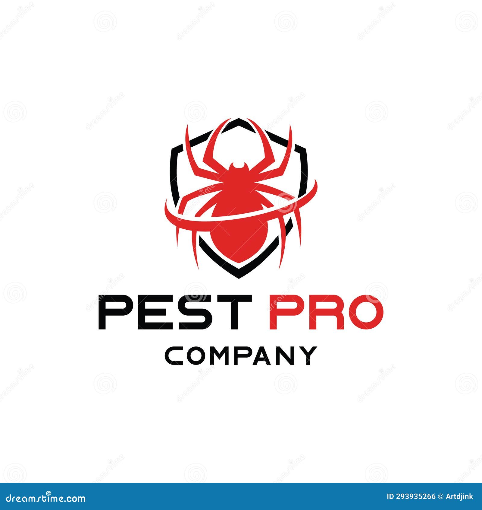 Pest Logo Design Vector Symbol Stock Vector - Illustration of pest ...