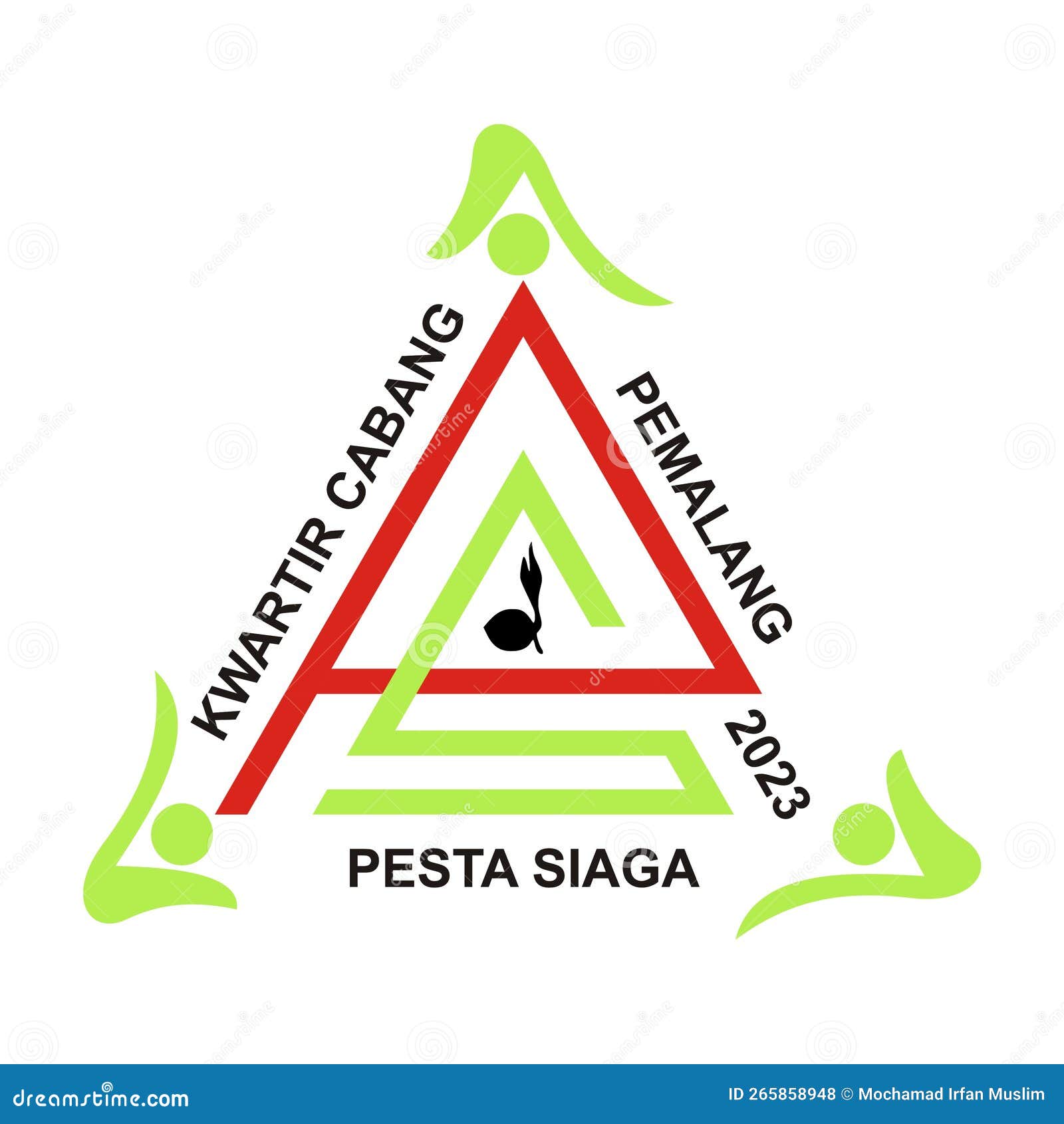 Pesta Siaga Scout Camp Logos Stock Illustration - Illustration of camp ...