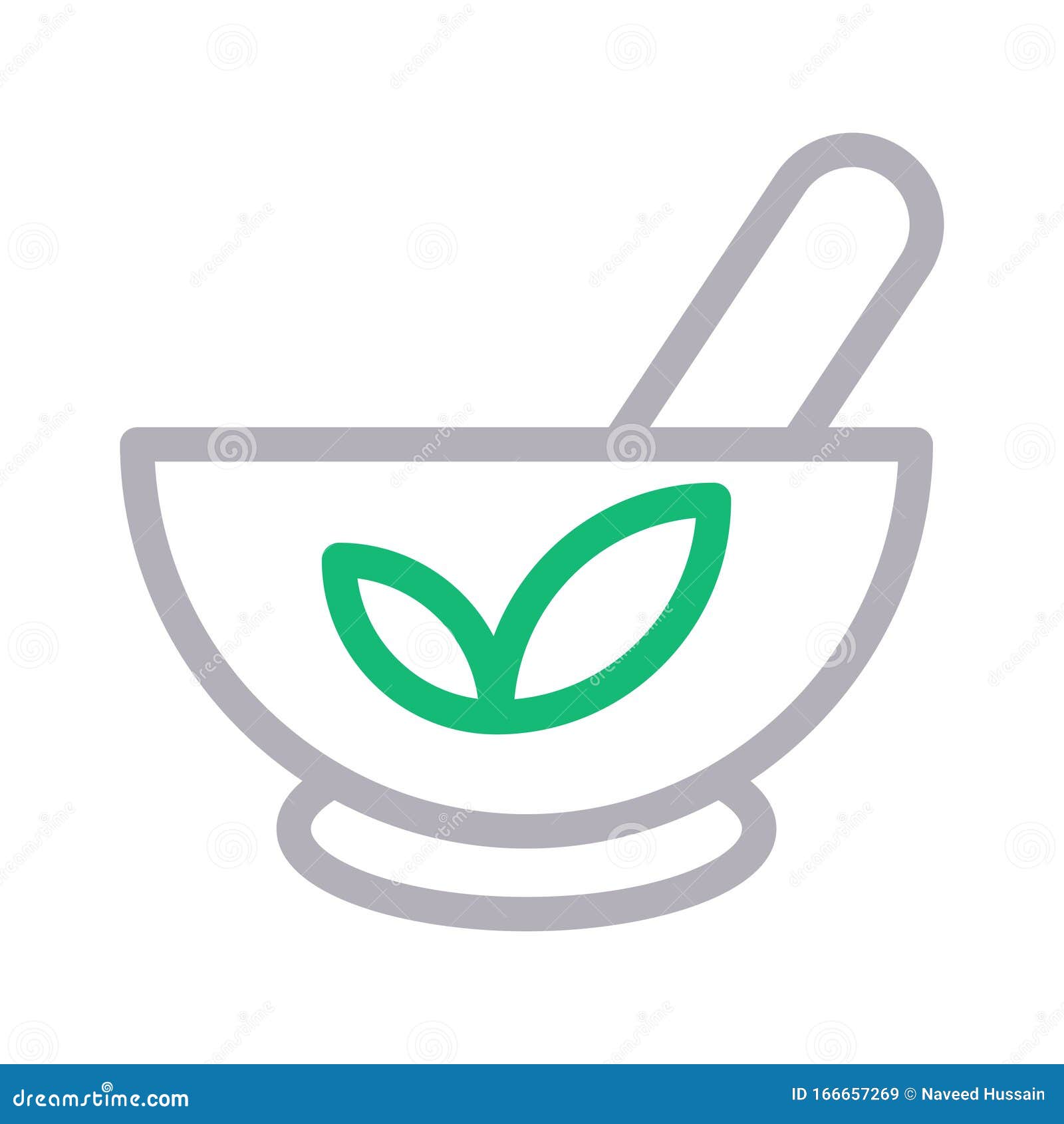 Pestle Vector Color Line Icon Stock Illustration - Illustration of ...