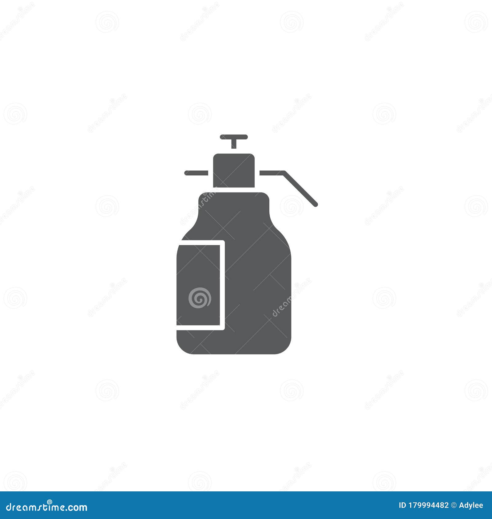 Pests Repellent Control Pump Bottle Vector Icon Symbol Isolated on ...